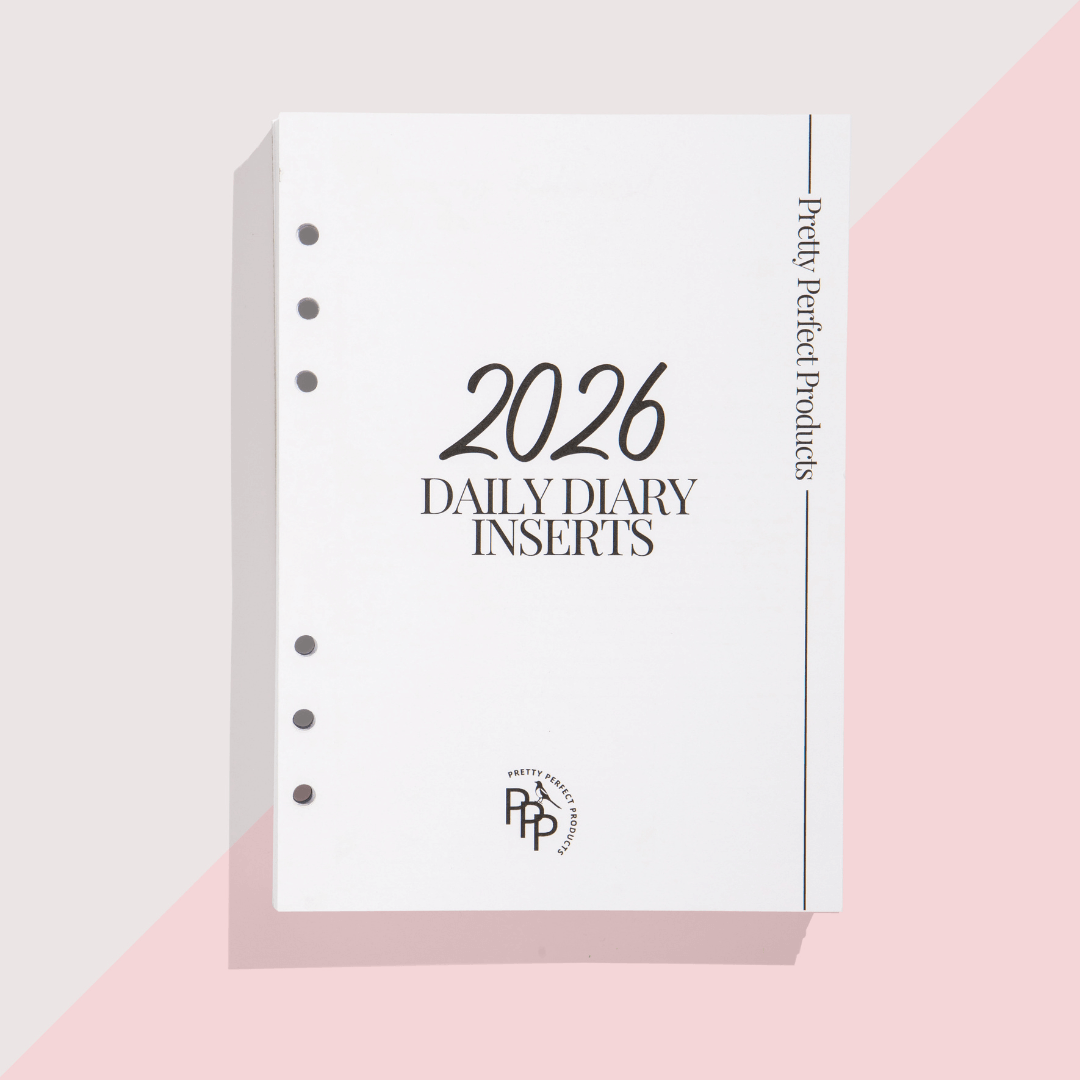 2026 DAILY DIARY INSERTS – Pretty Perfect Products