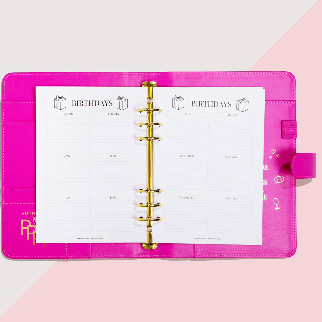 My Pretty Perfect Occasions Binder – Pretty Perfect Products