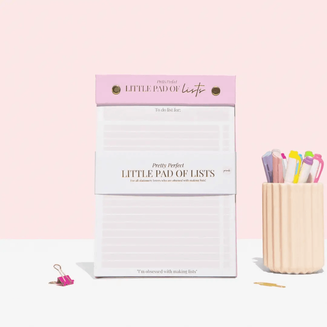 LITTLE PAD OF LISTS - A5 – Pretty Perfect Products