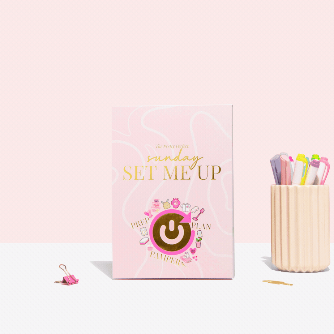 SUNDAY SET ME UP PAD - WEEKLY RESET CHECKLIST – Pretty Perfect Products