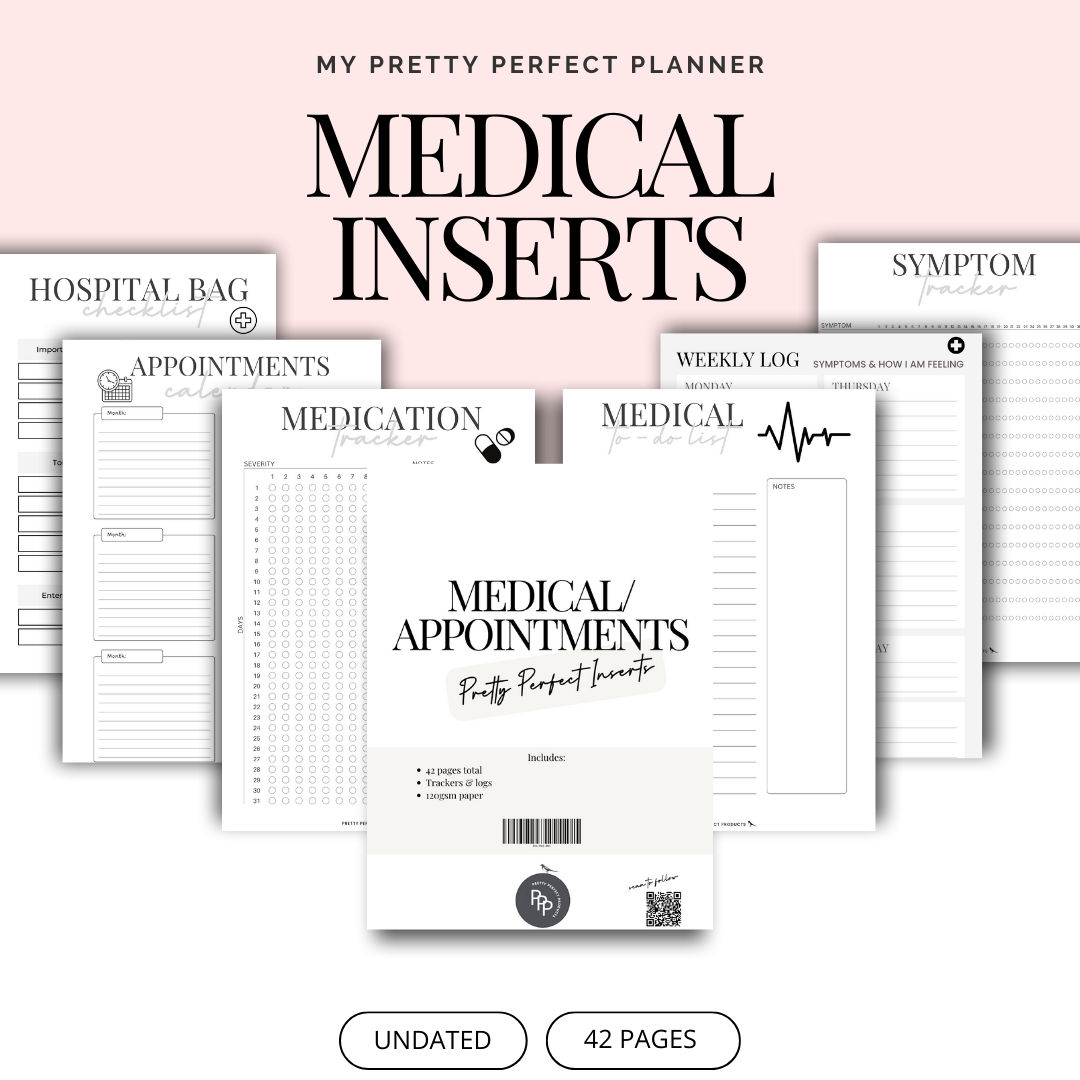 MEDICAL INSERTS PACK – Pretty Perfect Products