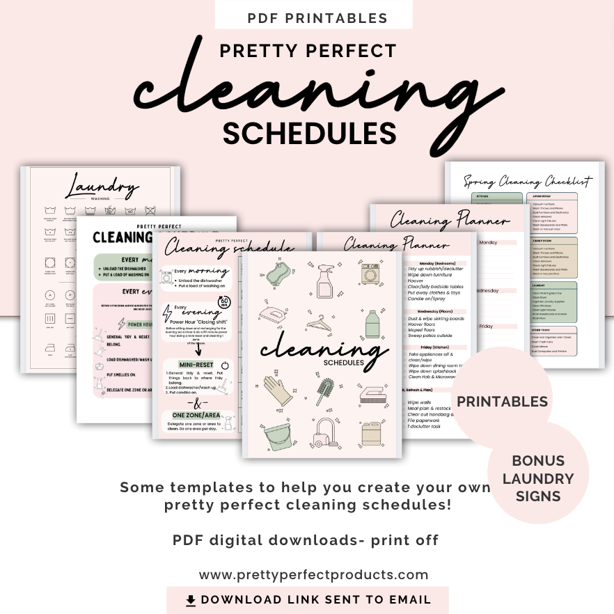 House Cleaning Checklist 🧹 Printable Cleaning Checklists: Daily,